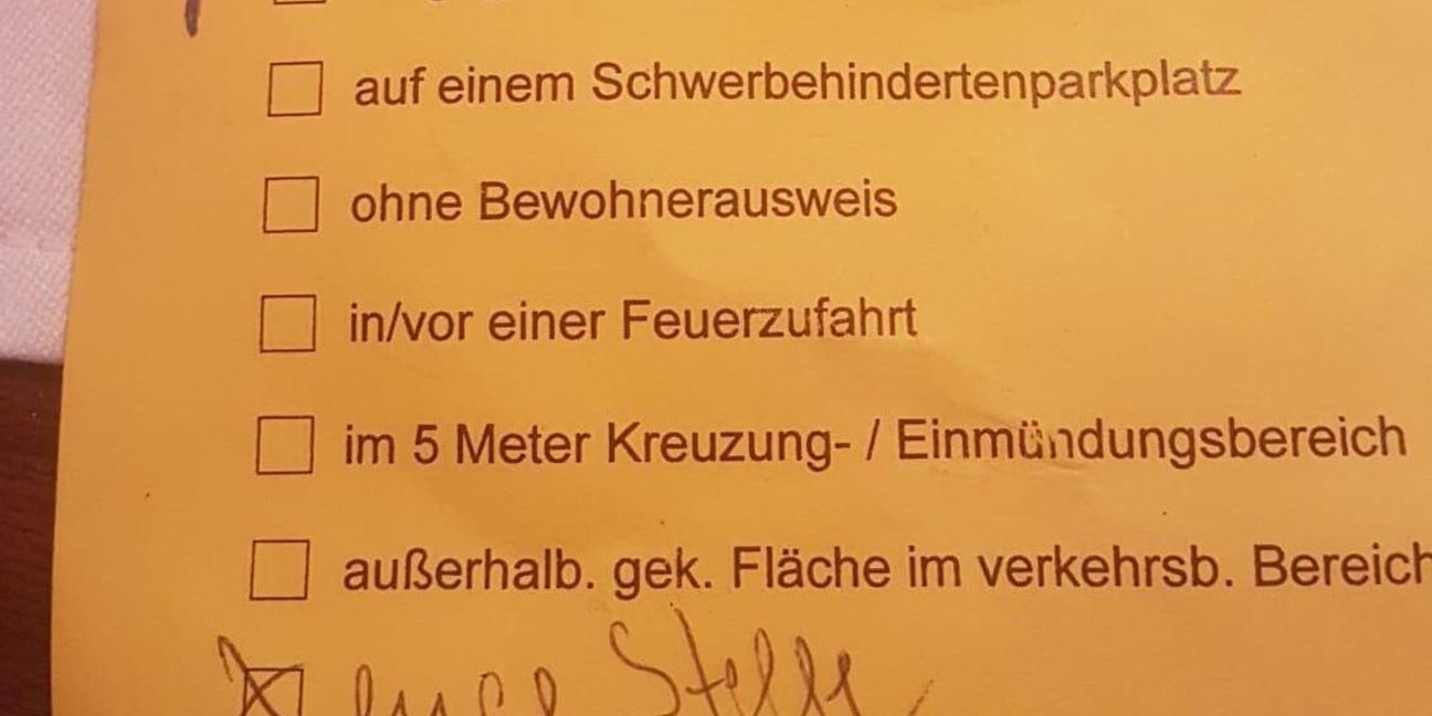 Das Ordnungsamt sucht gezielt nach Engstellen - Strafzettel im ...