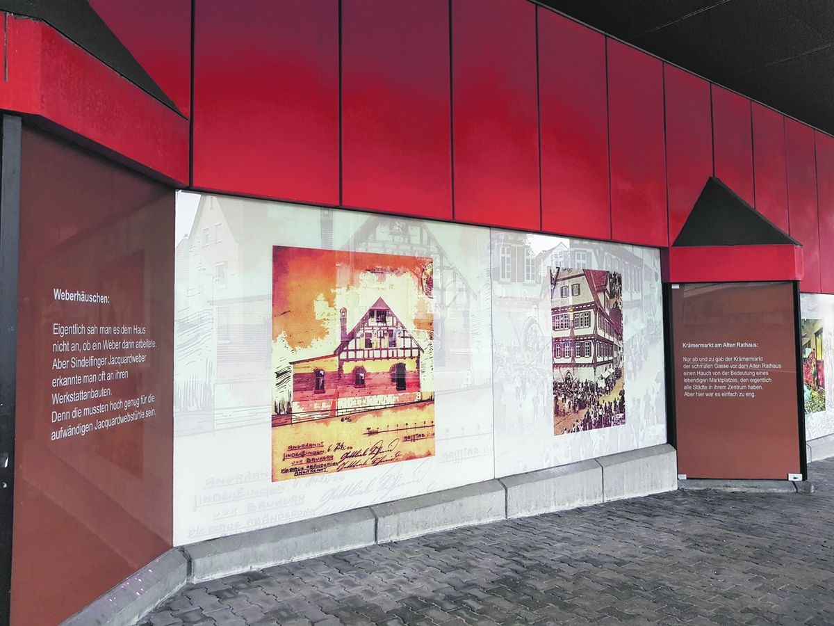 Historische Collagen im Domo-Schaufenster - Nachrichten | Sindelfinger ...